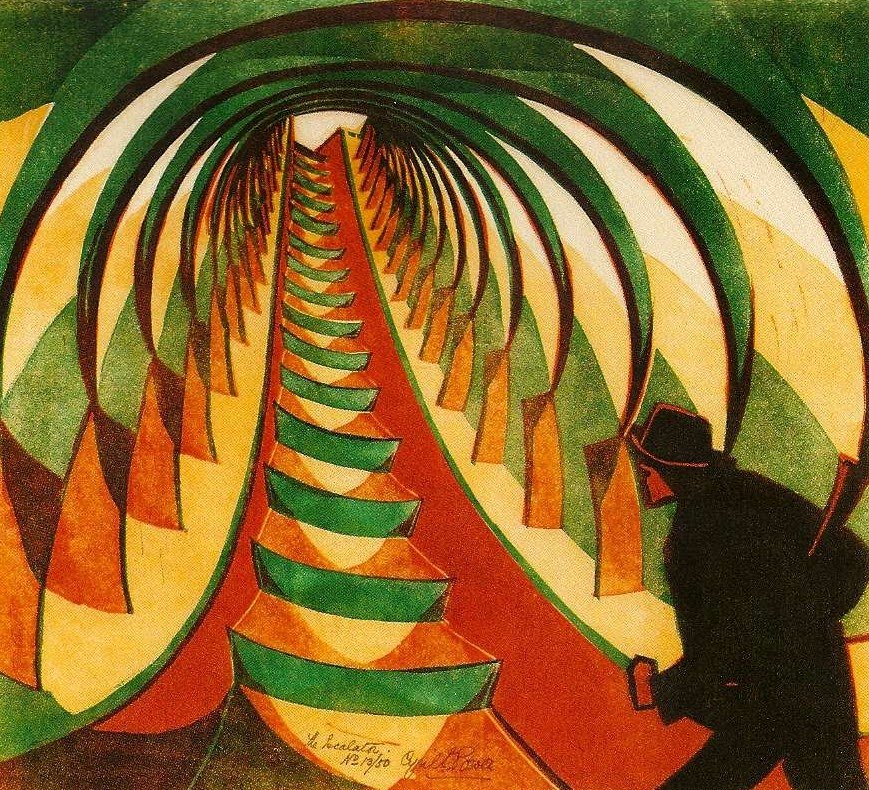 Cyril Power-The-Escalator – Canadian Art Junkie