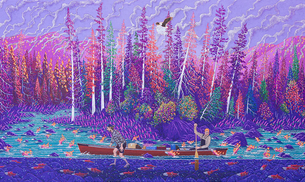 Explore Kyle Scheurmann's Art: Beauty Amid Wildfire and Ecological Change